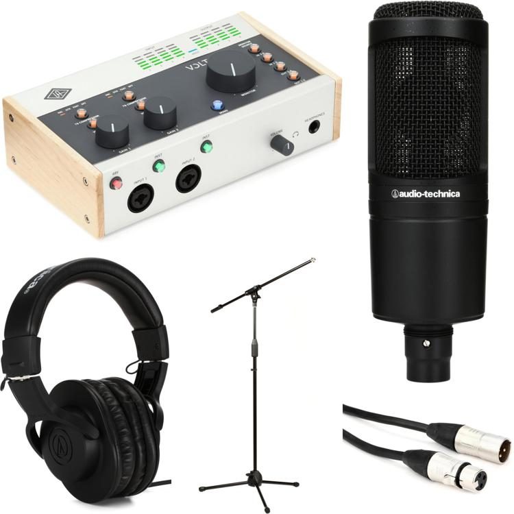 Universal Audio Volt 476 USB-C Audio Interface and Audio-Technica ...