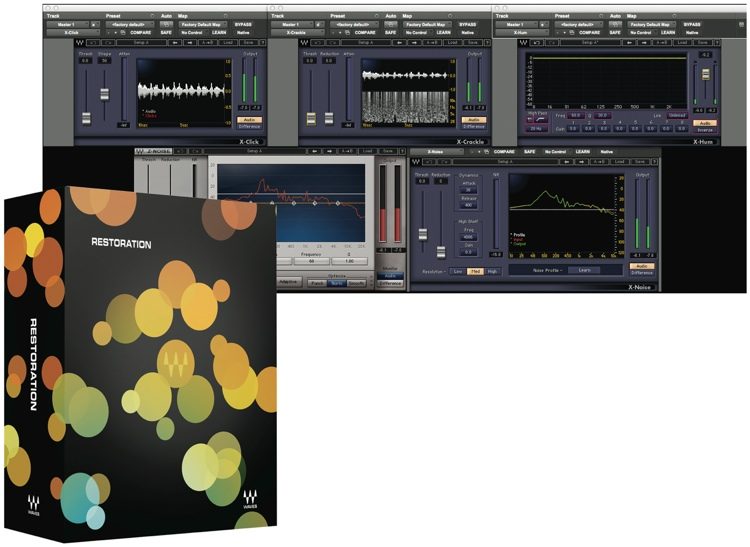 Waves Restoration Plug-in Bundle - Native | Sweetwater