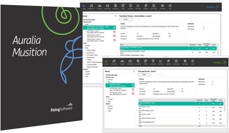 Rising Software Auralia 5/Musition 5 Multi-User Site License (per seat ...