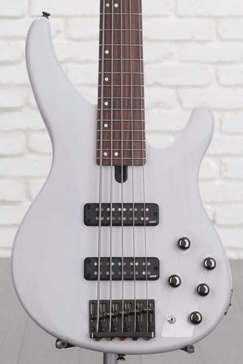 Yamaha TRBX505 5-string Bass Guitar - Translucent White | Sweetwater