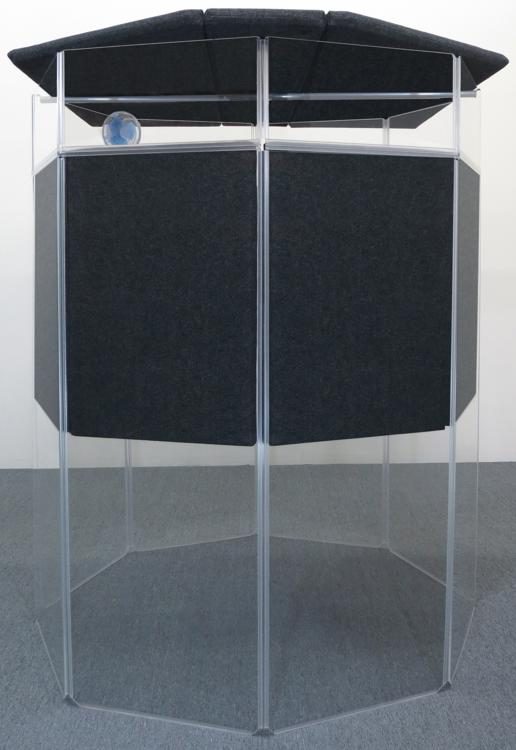 ClearSonic IPJ IsoPac J Vocal Isolation Booth with Lid | Sweetwater