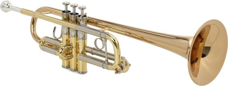 Yamaha YTR-8445 II Xeno Professional C Trumpet - Clear Lacquer with ...