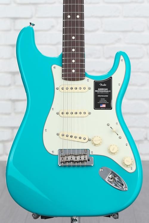 Fender American Professional II Stratocaster - Miami Blue with Rosewood ...