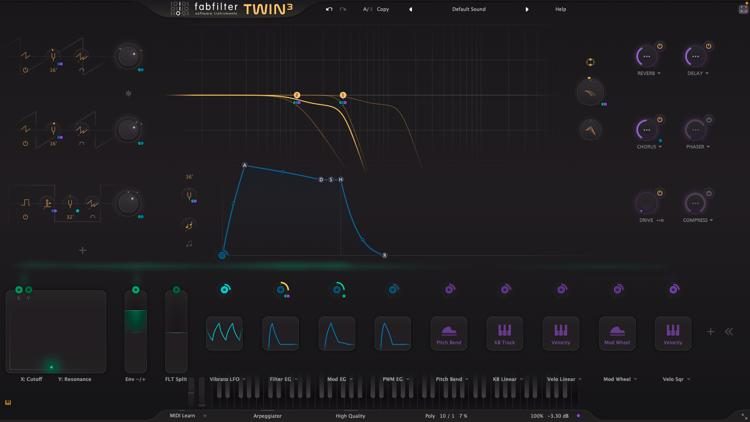 FabFilter Twin 3 Synthesizer Plug-in | Sweetwater