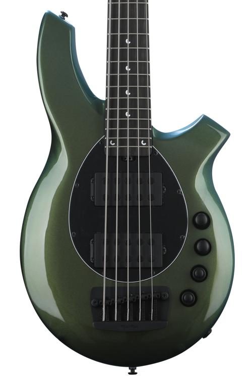 Ernie Ball Music Man Bongo 5 Bass Guitar - Emerald Iris, Sweetwater ...