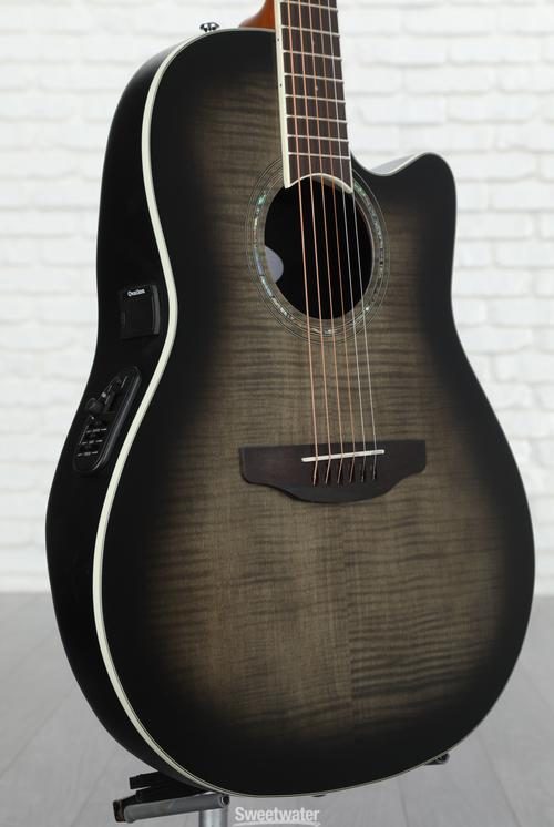 Ovation Celebrity Standard Plus Mid-Depth Acoustic-Electric Guitar ...