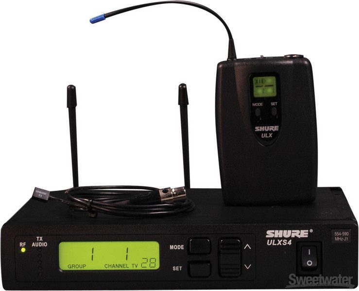 Shure ULXS14/93 - M1 Band (662 - 698 MHz) | Sweetwater
