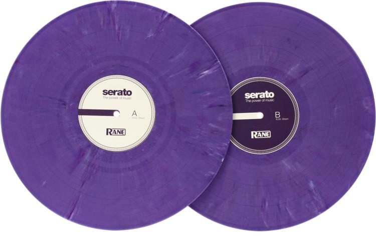 Serato Serato X Rane 12" Control Vinyl - Marbled Purple (pair) | Sweetwater