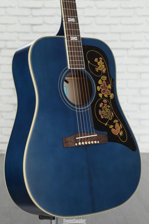 Epiphone Masterbilt Frontier Acoustic-electric Guitar - Aged Viper Blue ...