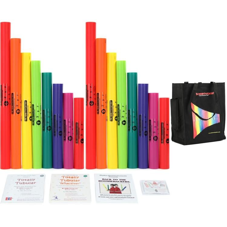 Boomwhackers 16-piece Activity Pack with Tote Bag | Sweetwater