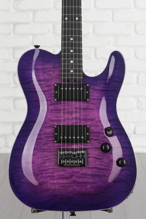 Schecter PT Classic Electric Guitar - Purple Burst | Sweetwater