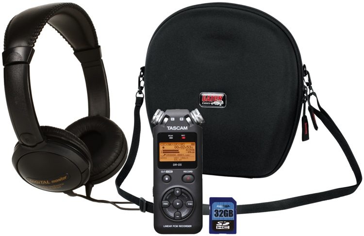 TASCAM DR-05 Handheld Recorder Bundle | Sweetwater