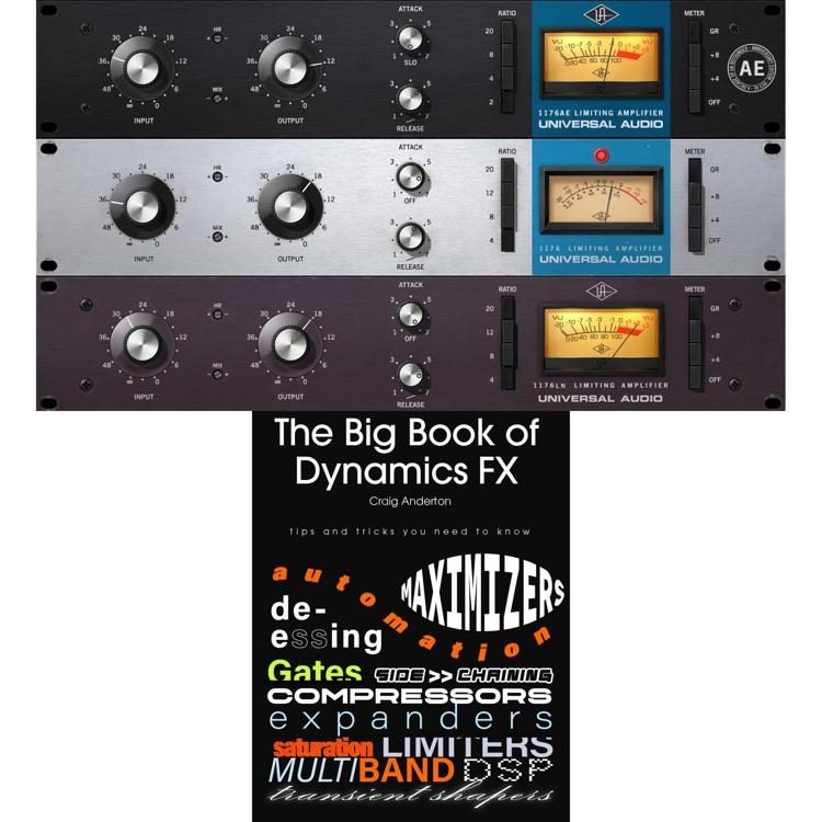 Universal Audio UAD 1176 Classic Limiter Collection Plug-in and The Big Book of Dynamics FX E ...