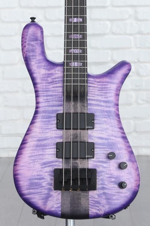 Spector USA NS-2 Bass Guitar - Hyper Violet Matte, Sweetwater Exclusive