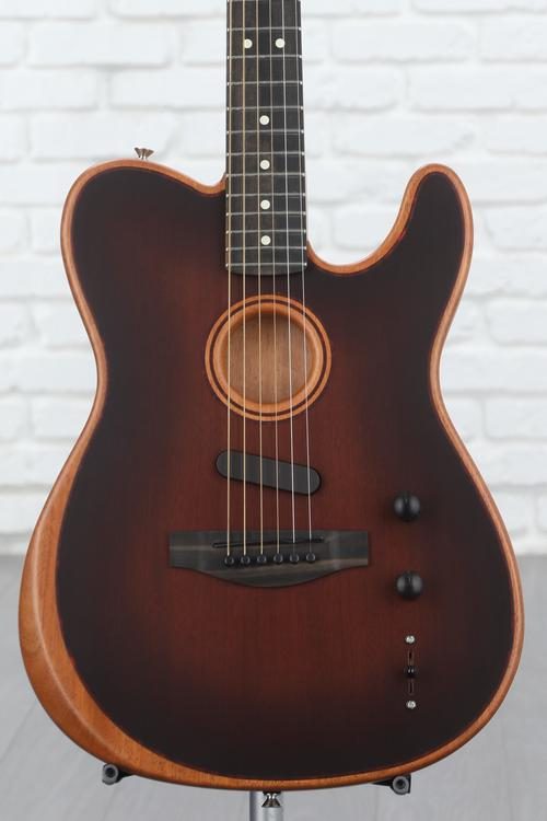 Fender American Acoustasonic Telecaster - Bourbon Burst | Sweetwater