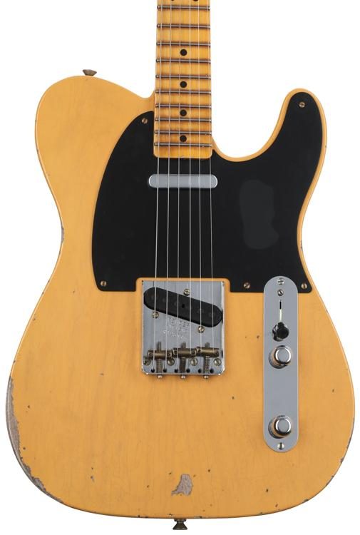 Fender Custom Shop '52 Telecaster Relic - Aged Nocaster Blonde | Sweetwater