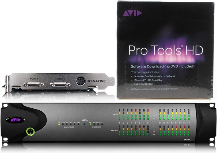 Avid Pro Tools HD/HD Accel Trade-in Upgrade to HD Native PCI-e + HD IO ...