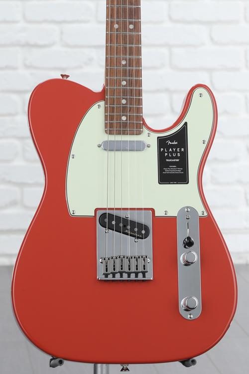 Fender Player Plus Telecaster Solidbody Electric Guitar - Fiesta Red ...