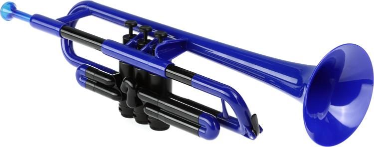 pInstruments pTrumpet 2.0 Trumpet - Blue | Sweetwater