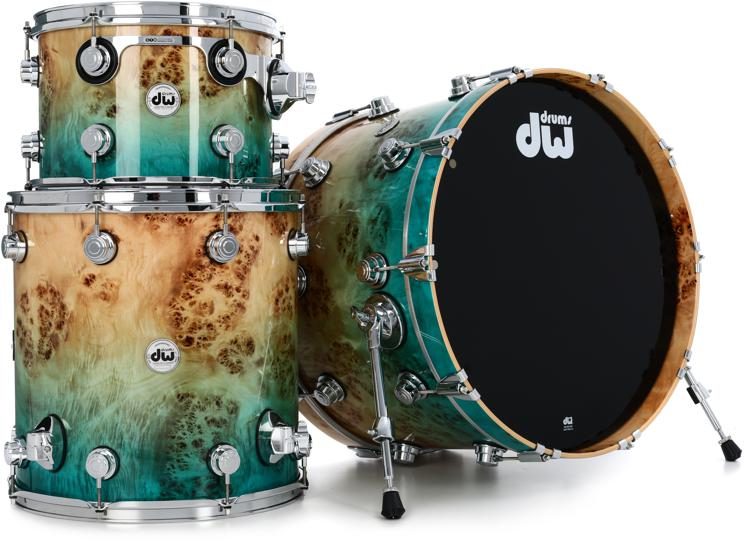 DW Collector's Series Exotic 3-piece Shell Pack - Natural Twisted ...