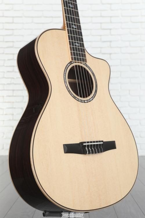 Taylor 812ce-N Grand Concert Nylon-string Guitar - Natural | Sweetwater