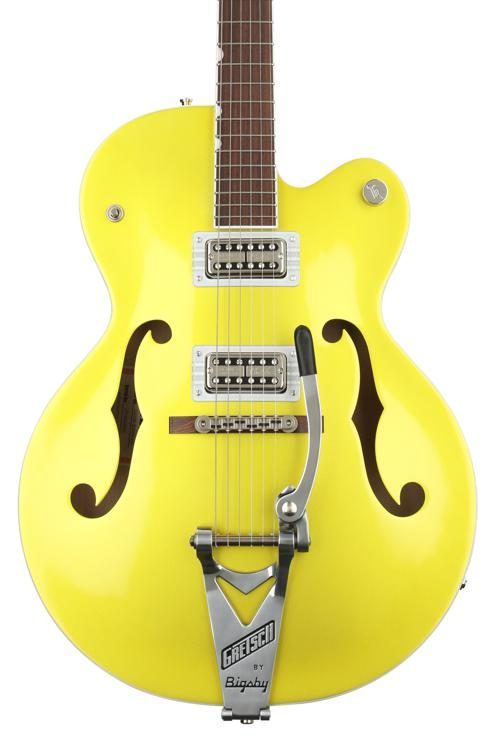 Gretsch G6120T Brian Setzer Signature Hot Rod - Lime Gold | Sweetwater