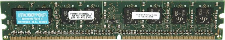 Lifetime Memory 1GB 667MHz DDR2 DIMM - 1GB | Sweetwater