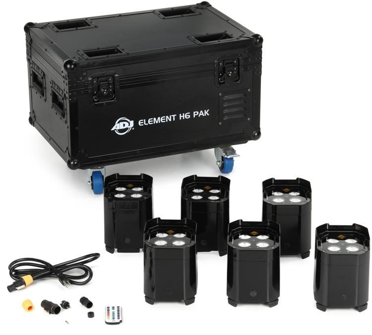ADJ Element H6 Pak with Charging Case | Sweetwater
