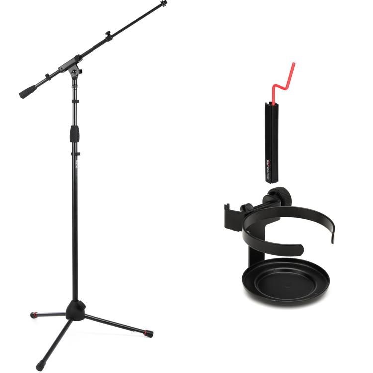 Gator Frameworks GFW-MIC-2020 Tripod Mic Stand with Pick Holder and ...