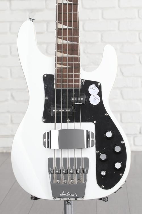 Jackson X Series Concert Bass CBXNT DX V Bass Guitar - Snow White ...