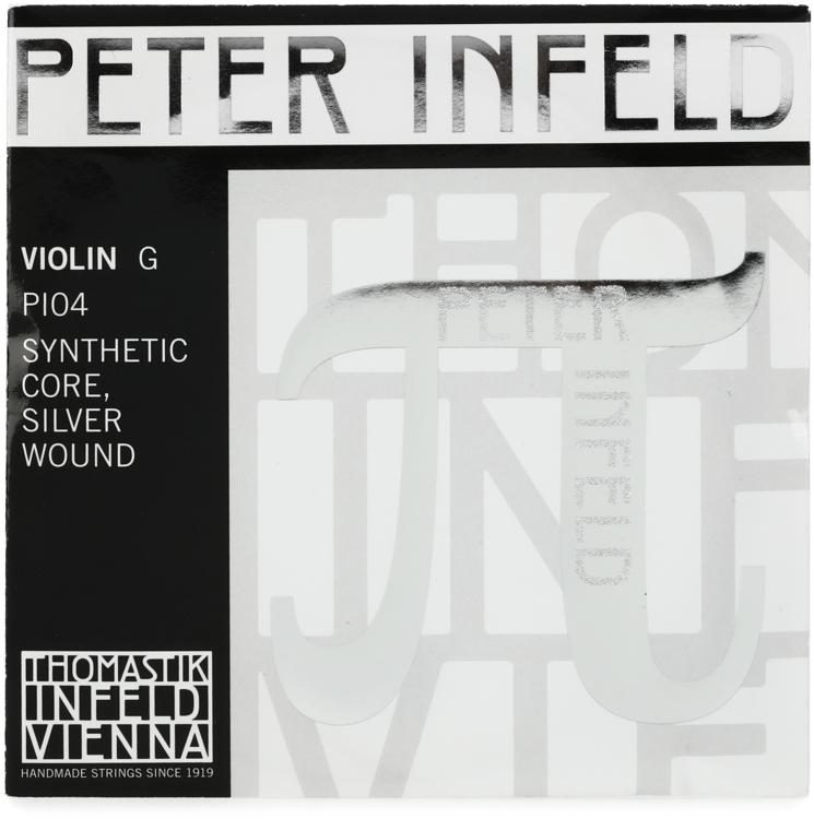 Thomastik-Infeld PI04 Peter Infeld Violin G String - 4/4 Size Silver ...