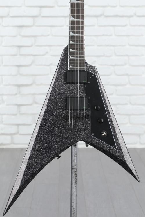 ESP LTD KH-V Kirk Hammett Signature Electric Guitar - Black Sparkle ...