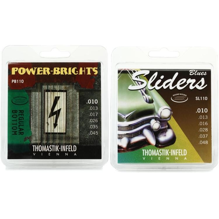 Thomastik-Infeld PB110 Power-Brights Electric Guitar Strings - .010 ...