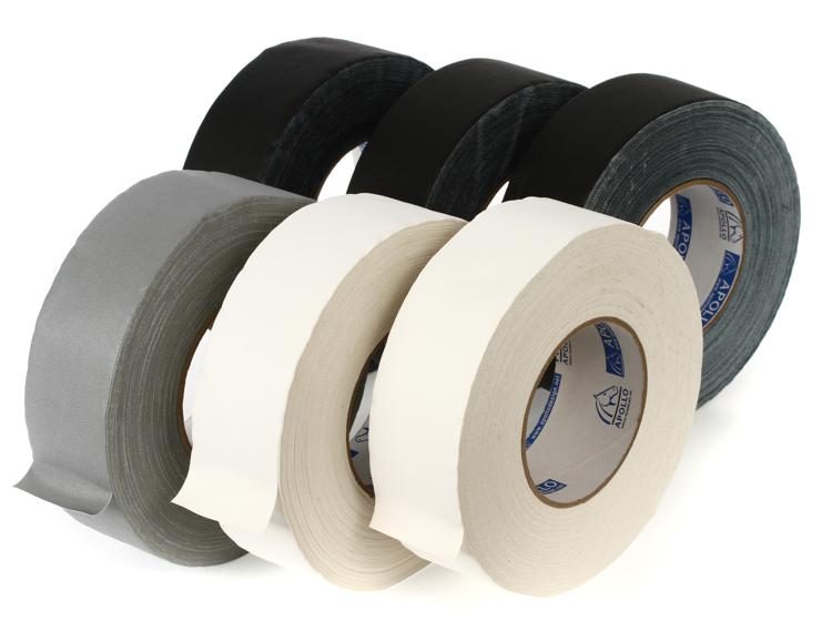 Apollo Design Gaf Pak, 2" Professional Gaffer Tape 6-Pack - (3) Black ...