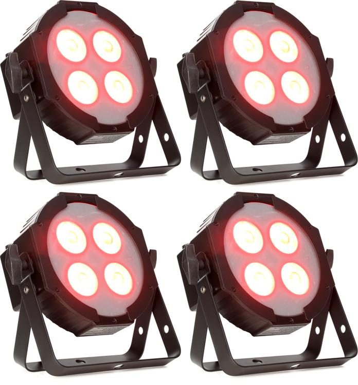 Eliminator Mega Flat Hex L Pak4 LED PAR Light Kit | Sweetwater