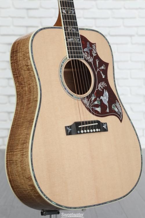 Gibson Acoustic Hummingbird Custom Koa Acoustic Guitar - Antique ...