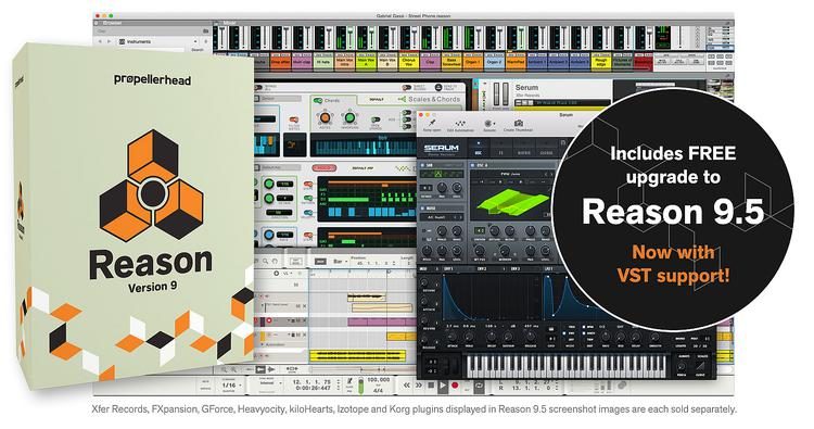 Reason Studios Reason 9.5 - Upgrade from Previous Versions of Reason ...