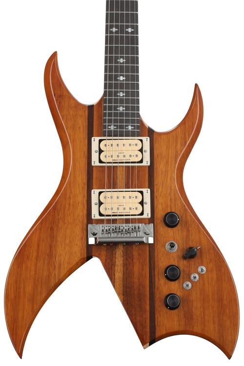 B.C. Rich Rich B Legacy Exotic Electric Guitar - Natural Koa | Sweetwater