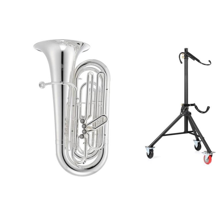Jupiter JTU1010S Intermediate BBb Tuba and Stand - Silver-plated ...