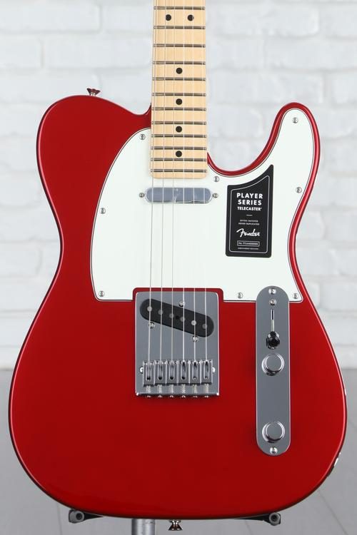 Fender Player Telecaster Solidbody Electric Guitar - Candy Apple Red ...