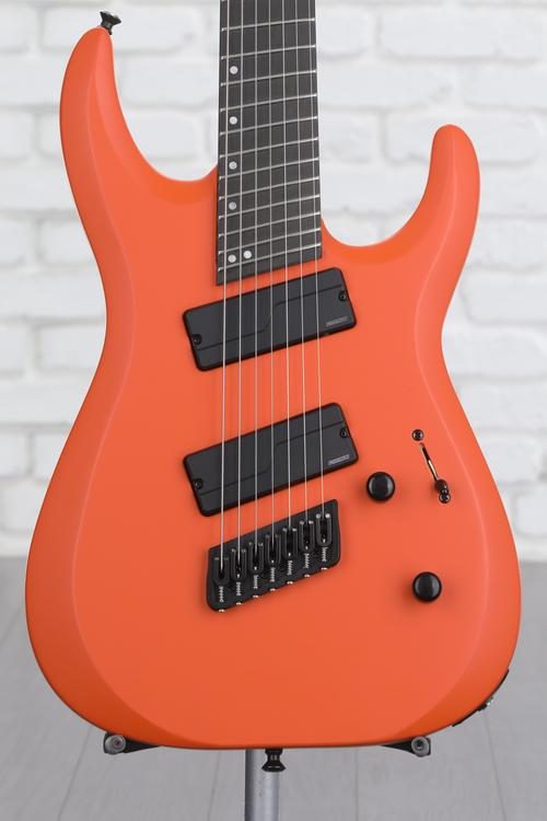 Jackson Pro Plus Series DK Modern HT7 MS Electric Guitar - Satin Orange ...