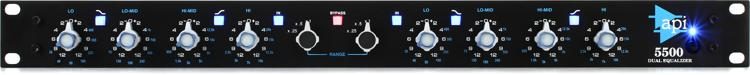 API 5500 2-channel Parametric Equalizer | Sweetwater