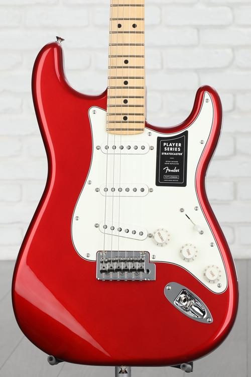 Fender Player Stratocaster - Candy Apple Red with Maple Fingerboard ...