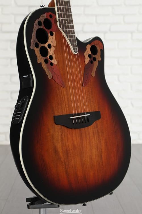 Ovation Celebrity Elite CE48P-KOAB Super Shallow Acoustic-electric ...
