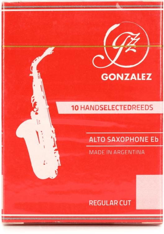 Gonzalez Reeds Regular Cut Reeds for Alto Saxophone - 4.0 (10-pack ...