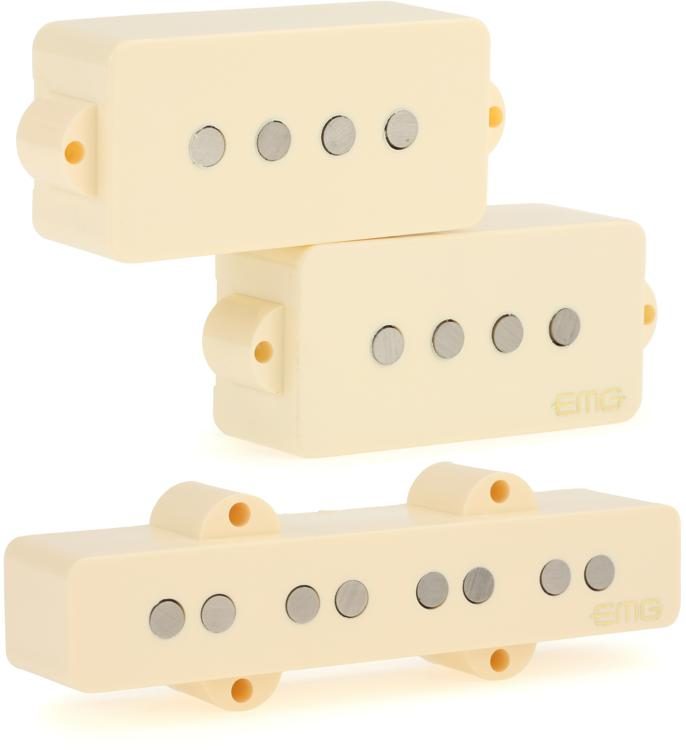 EMG GZR-PJHZ Geezer Butler Signature P/J Bass Pickup Set - Ivory ... EMG GZR-PJHZ Geezer Butler Signature P/J Bass Pickup Set - Ivory ...