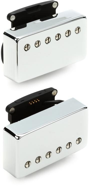 Relish Bare Knuckle Emerald Humbucker 2-piece Pickup Set - Chrome ...