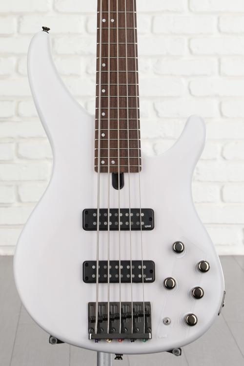 Yamaha TRBX505 5-string Bass Guitar - Translucent White | Sweetwater