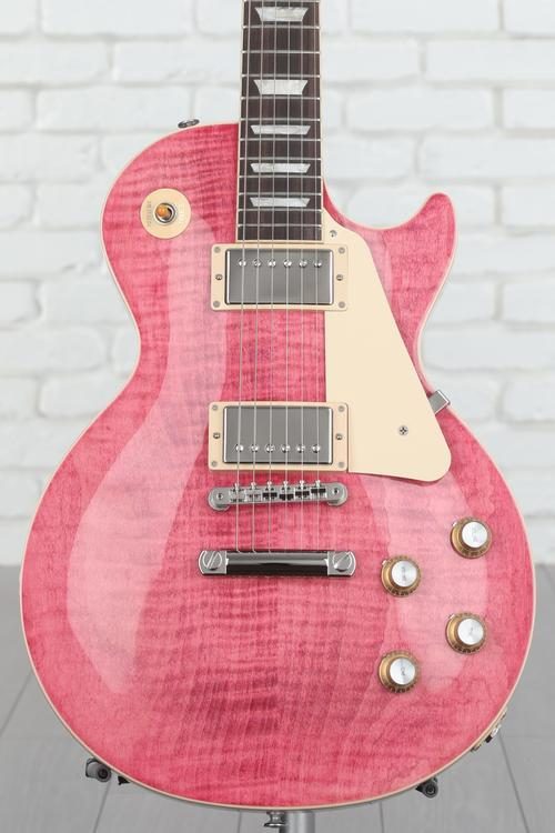 Gibson Les Paul Standard '60s Figured Top Electric Guitar - Trans Fuchsia | Sweetwater