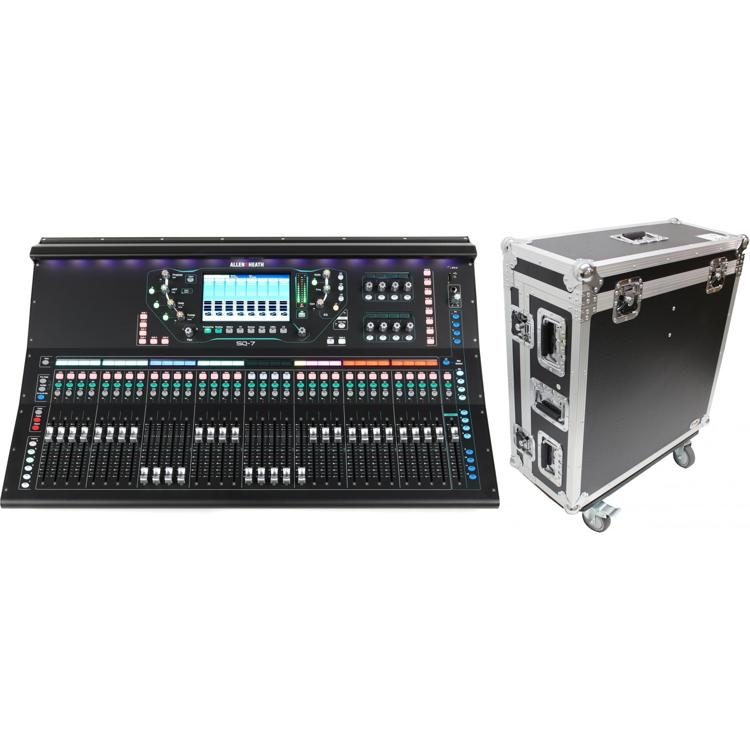 Allen & Heath SQ-7 48-channel Digital Mixer and Road Case with Doghouse ...